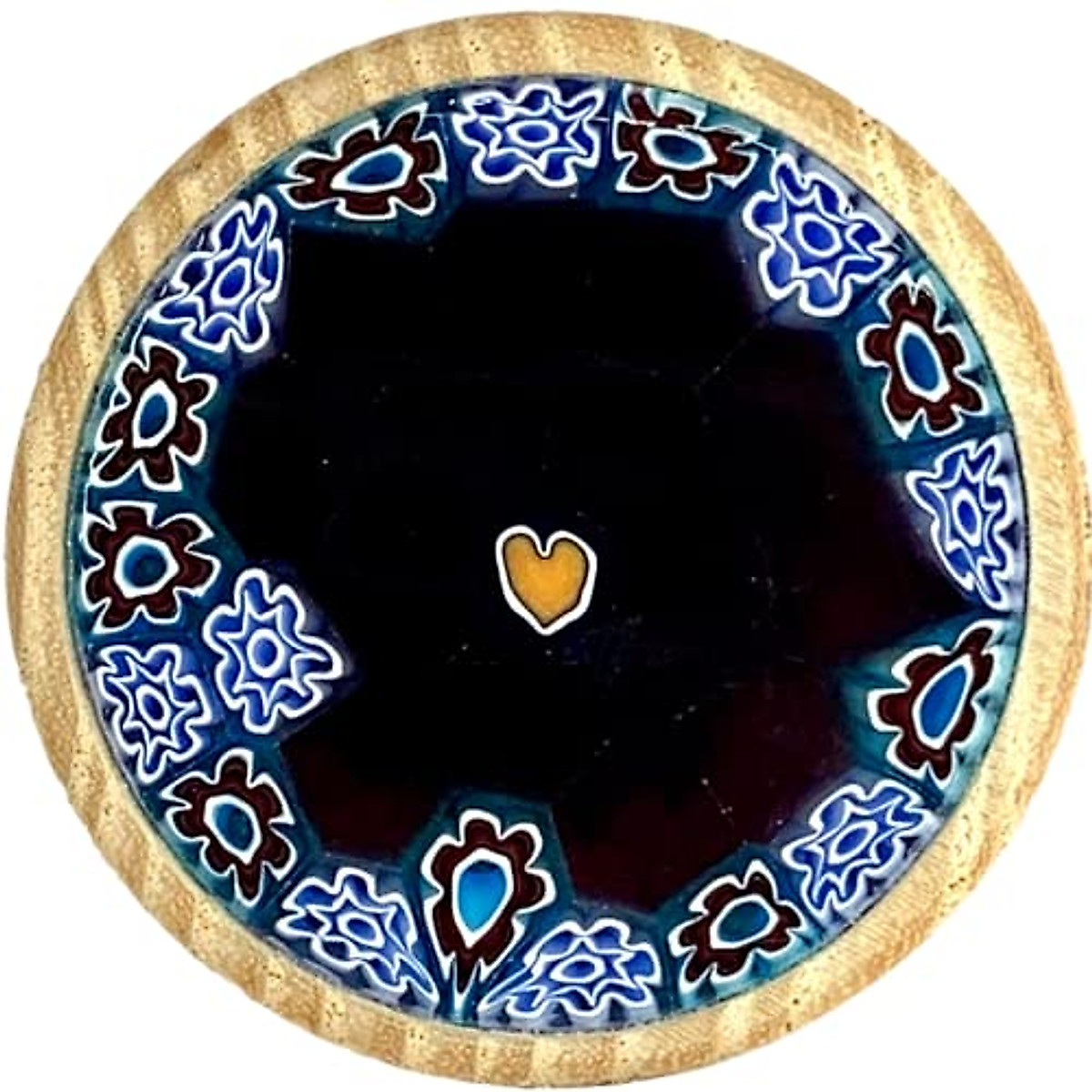 Wine Bottle Stopper – Unique gift for Dinner Host, Wine Lover, or Housewarming – a versatile wine accessory, use for Wine or Champagne – Handmade of Murano Glass and Portuguese Cork keeps wine fresher