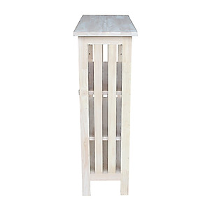 International Concepts 3 Tier Mission Shelf Unit, Unfinished