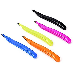 ZZTX 6 PCS Professional Magnetic Staple Remover Puller Rubberized Staples Remover Staple Removal Tool for School Office Home 5 Colors