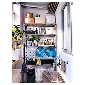 IKEA Omar 1 Section Shelving Unit 698.290.83 Size 36 1/4x14 1/8x71 1/4 "