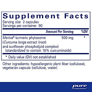 Pure Encapsulations CurcumaSorb | Curcumin Supplement to Support Digestive, Liver, Brain, Muscles, Bones, and Cardiovascular Health* | 180 Capsules