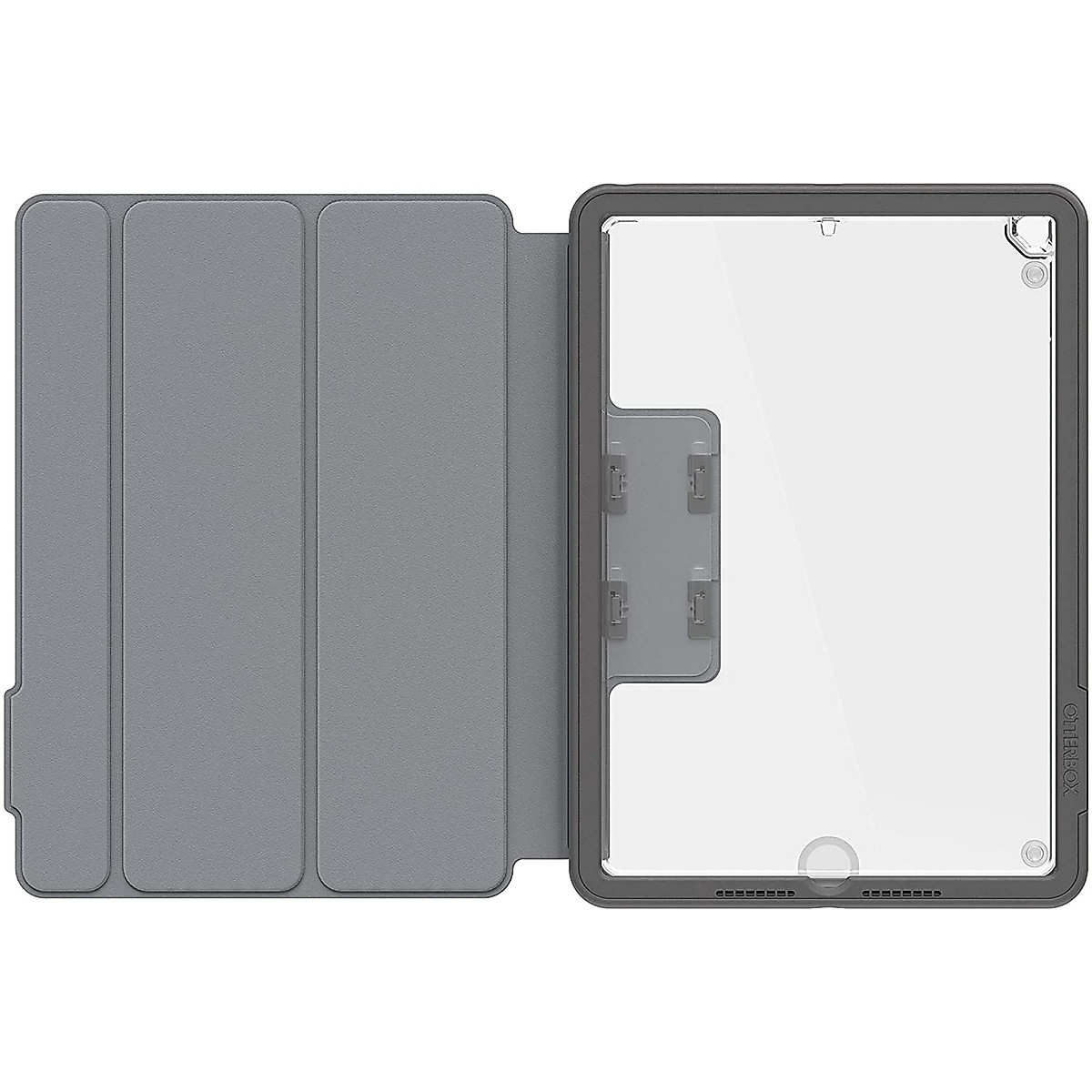 OtterBox Unlimited Folio for Apple iPad 9.7 Inch (5th/6th Gen) - Clear/Grey - Non-Retail Packaging