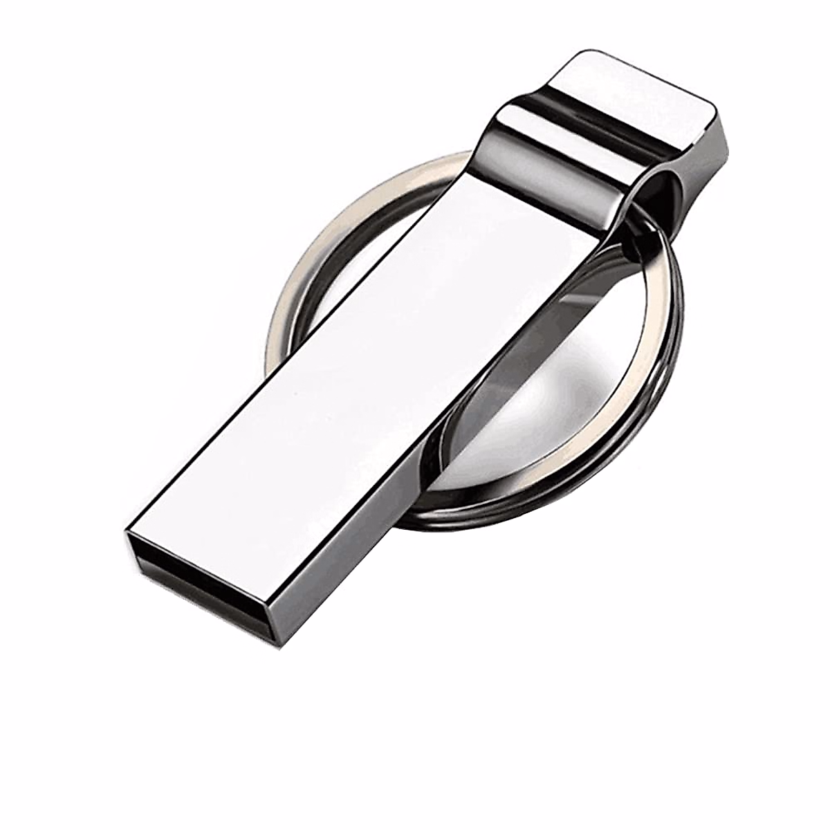 512 G USB 2.0 Flash Drive, Metal Keychain Thumb Drive Memory Stick Built-in Waterproof. (B1)