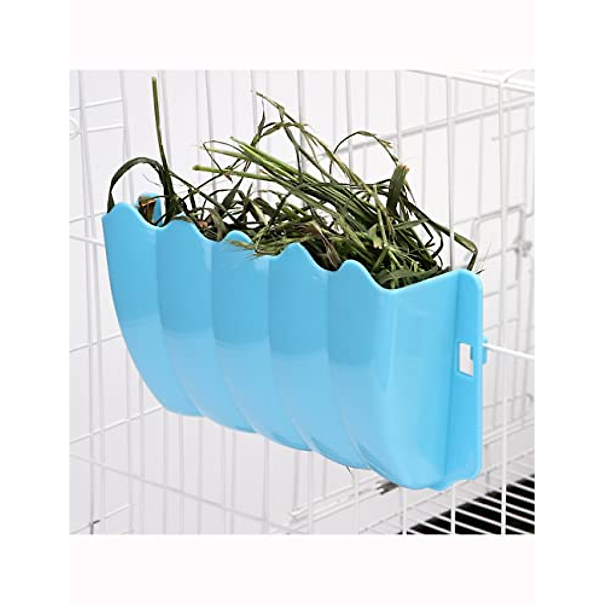 4Pcs Bunny Hay Feeder Guinea Pig Hay Holder Less Wasted Hay Rack Manger Rabbit Food Dispenser for Small Pets Guinea Pig Rabbit Chinchilla