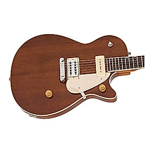 Gretsch G2215-P90 Streamliner Junior Jet Club 6-String Electric Guitar with Laurel Fingerboard and Three-Way Pickup Switching (Right-Handed, Single Barrel Stain)