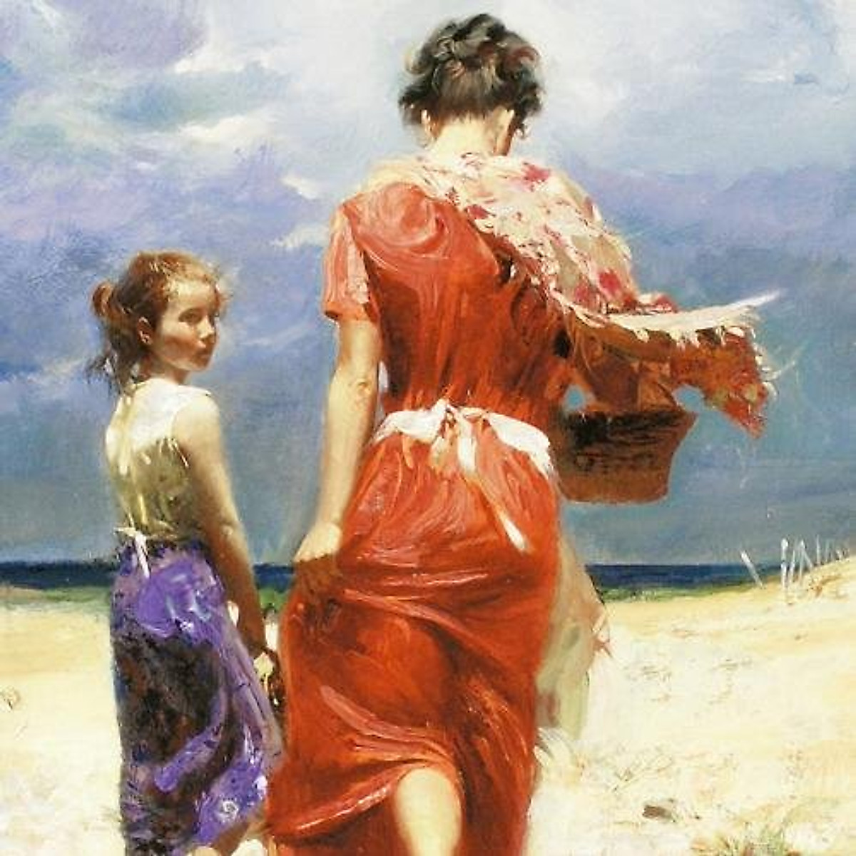 Summer Retreat - Artist Embellished Canvas