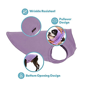 Gooby Stretch Fleece Vest Dog Sweater - Warm Pullover Fleece Dog Jacket - Winter Dog Clothes for Small, Large Dogs, Boy or Girl - Soft, Super Stretchy Fleece Vest Dog Sweater - Grass Green, Medium