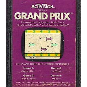 Grand Prix Atari 2600 Video Game Cartridge