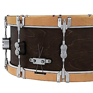 Pacific Drums & Percussion Add-Ons PDP Concept Classic, 6.5x14, Walnut/Natural Hoops Snare Drum (PDCC6514SSWN)