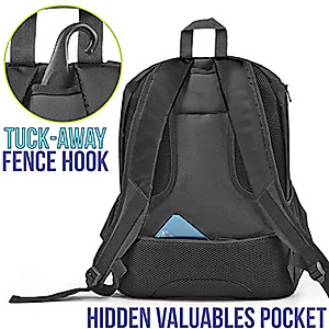 Athletico Basketball Bag - Large Basketball Backpack for Men & Women - Volleyball & Soccer (Black)