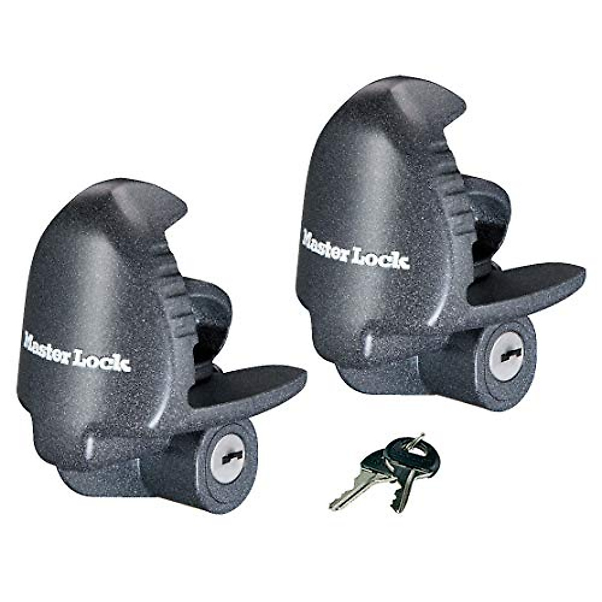 Master Lock 379ATPY 2 Pack Universal Trailer Coupler Lock, Black