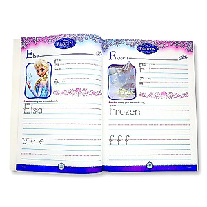 Disney Frozen Learn The Alphabet Workbook