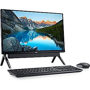 Dell Inspiron 5400 AIO Desktop, Intel Pentium Gold 2-Core Processor, 8GB DDR4 Memory, 256GB PCIe NVMe M.2 SSD, Windows 10 Home, 23.8" FHD Non-Touch Screen, Integrated Graphics