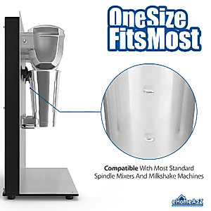 eHomeA2Z Malt Cup Stainless Steel Ice Cream Milkshake Commercial Grade 30 oz (1)