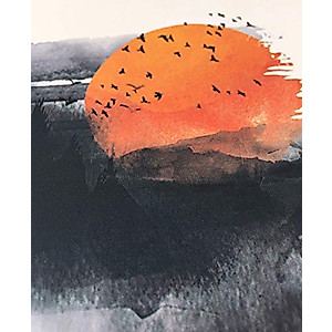 Wilderness Nature Art Print Camping Lover Print Outdoor Inspiration Poster Wildlife Mountain Pine Tree Landscape Wall Art Bear Print Hiking Forest National Park Decor 8 x 10 Unframed Artwork