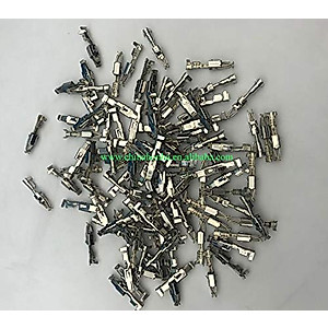 Davitu Cables, Adapters & Sockets - 100pcs Crimp Terminals Contact Pin For Bosch JPT tyco Socket Housing Connector Plug For 18-20AWG Wire Cable - (Color Name: 100pcs)