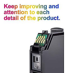 Uniwork Remanufactured Ink Cartridge Replacement for Epson 410XL 410 XL T410XL use for XP-830 XP-640 XP-7100 XP-630 XP-530 XP-635 Printer Tray (1 Cyan 1 Magenta 1 Yellow, 3 Pack)