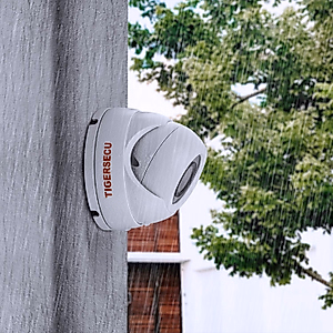 TIGERSECU 1080P Wide Angle Dome Security Camera Bundle 4-Pack