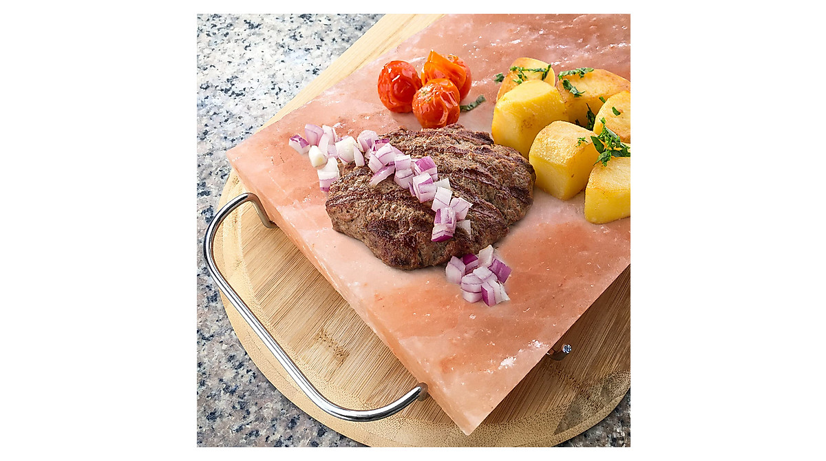 Onlyfire Himalayan Salt Block Cooking Plate - 12x8 inches