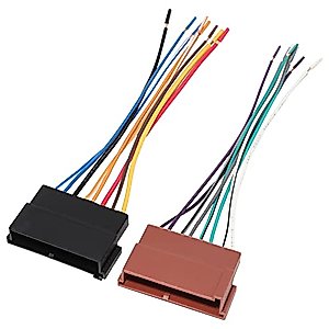 RED WOLF Radio Wiring Harness Connector Adapter Compatible with Ford F150 1986-1998, 1995-2001 Expedition, 1986-1997 Ranger, Lincoln/Mercury 1986-1994 Aftermarket Stereo Installation