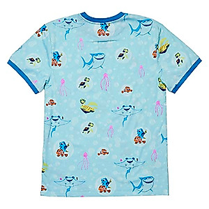 Loungefly Apparel: Pixar Finding Nemo 20th Anniversary Bubbles Unisex Tee - Size Large
