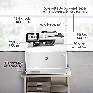 HP Color LaserJet Pro Multifunction M479fdn Laser Printer with One-Year, Next-Business Day, Onsite Warranty (W1A79A)