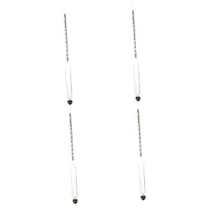 CHILDWEET 4pcs Hydrometer Liquid Measuring Device Sugar Density Meter Liquid Measuring Tools Petroleum Meter Liquidometer Liquid Meter Moisture Content Tester Liquid Tester for Glass