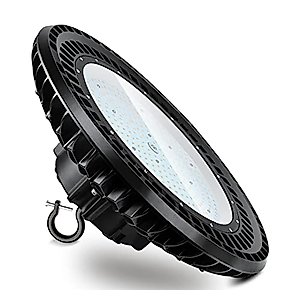 BBESTLED 300W High Bay LED Light UFO Lighting 41,000lm Output IP65 Waterproof Dimmable UL & DLC Listed for Retrofitting Warehouse Factory Commercial Applications AC100-277V