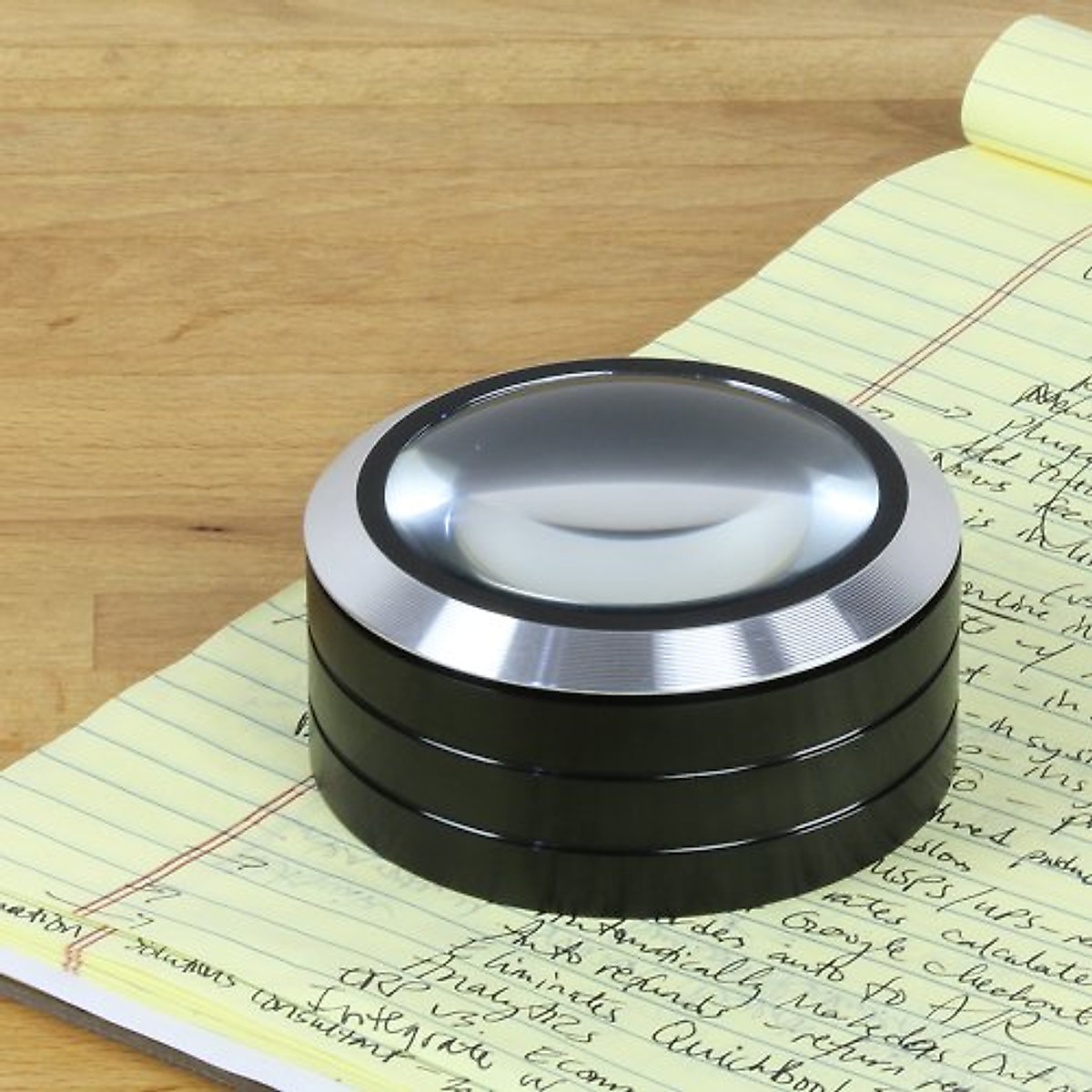 Satechi ReadMate LED Desktop Magnifier with up to 5X Magnification - Carrying Case Included (Black)