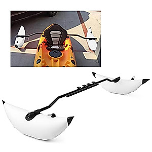 LIXADA Kayak outriggers Kayak 2 PCS Stabilization System Kayak PVC Inflatable Outrigger Float with Sidekick Arms Rod Kayak Stabilizers