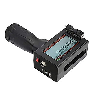 Cuifati 300DPI High Definition Smart Touch Screen Intelligent Handheld Printer Inkjet Printer Coding Machine US Plug 100-240V, Large-Screen Display Printer