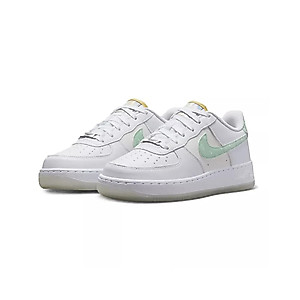 Nike Air Force 1 LV8 GS (Big Kid) White/Mint Foam/White/Phantom 5.5 Big Kid M