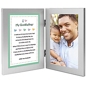 Godfather Gift Sweet Poem from Godchild, Add 4x6 Inch Photo