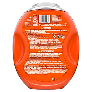 Tide Ultra OXI Power PODS with Odor Eliminators Laundry Detergent Pacs, For Visible and Invisible Dirt, 45 Count, Tide PODS Laundry Detergent, Laundry Pacs