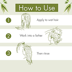 Klorane Ultra-Gentle Shampoo with Oat Milk, Sulfate-Free, Dermatologist and Pediatric Tested, Hypoallergenic, Vegan, Plant-based, Biodegradable