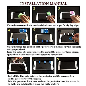iPhone 8/7 Plus Screen Protector Glass, eTECH [3 Pack] Tempered Glass Screen Protector for Apple iPhone 8 Plus, iPhone 7 Plus [5.5"inch] 2017 2016 – Bubble Free, Case Friendly, HD Crystal Clear