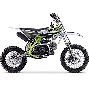 MotoTec X2 110cc 4-Stroke Gas Dirt Bike Green, 61x28x40, (MT-DB-X2-110cc_Green)