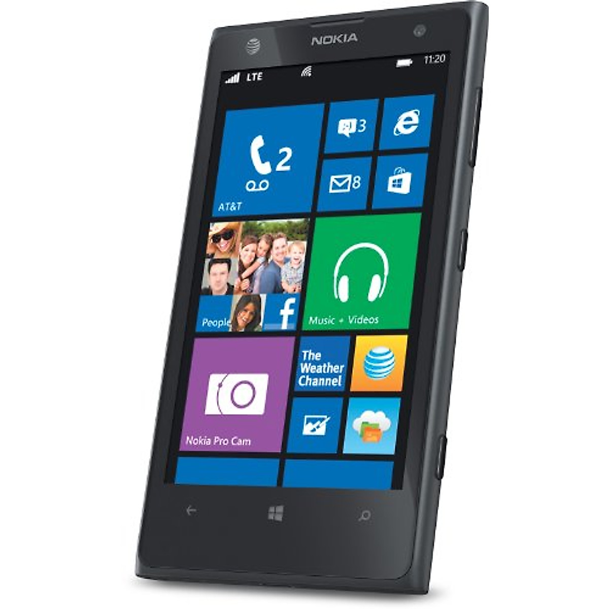 Nokia Lumia 1020 RM-875 GSM Unlocked 32GB 4G LTE Windows Smartphone - Black