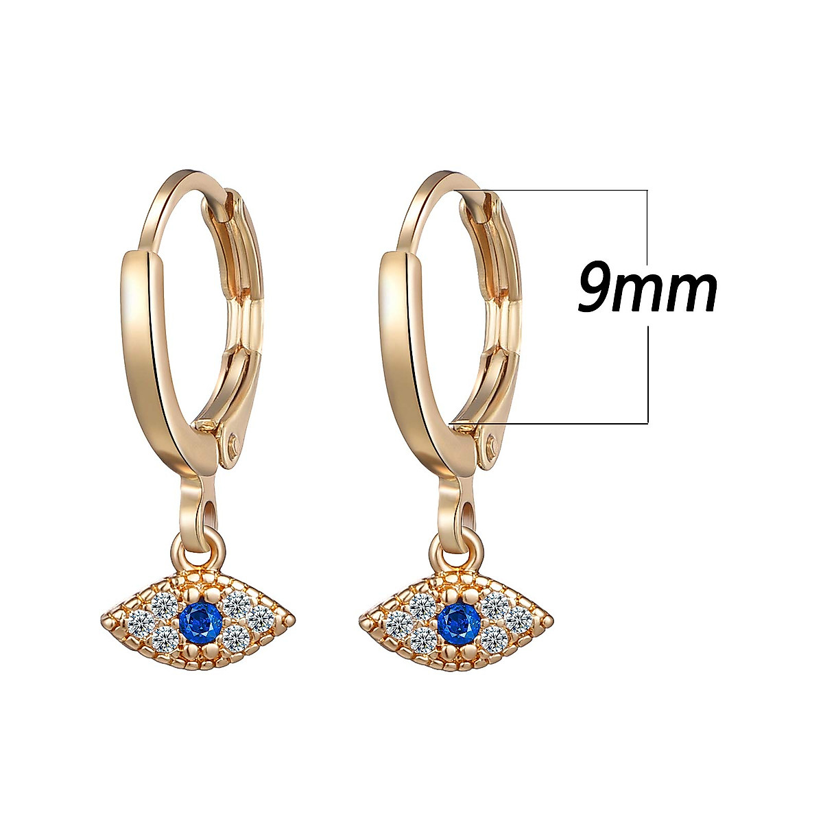 12 Pairs Gold Butterfly Dangle Earrings for Women - Mini Hoop Earrings for Women Butterfly Earrings Cartikage Earrings Snake Earrings Moon Star Earrings Sun Earrings Set for Women Cute Earrings Pack