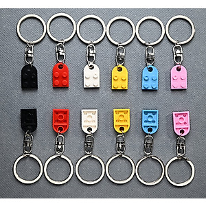 LGOUYGG Matching Brick Keychain for Couples, Cute Heart Shape Keychains Set, Sweet Gifts for Girlfriend Boyfriend Friendship (Black)