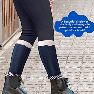 Harrison Howard 3 Pairs Premium Quality Equestrian Riding Socks for Horse Riding &Tall Boot Knee High Socks for Women