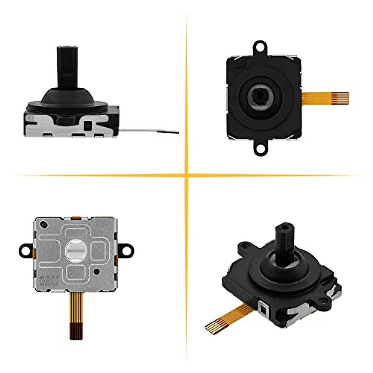 Mcbazel 2 Pack Analog Joystick Replacement for Oculus Quest 2 Controller, VR Replacement Joystick Analog Thumb Stick Repair Kit Accessories for Oculus Quest 2