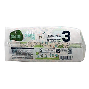 Seventh Generation Diaper Stg3 16-28lbs