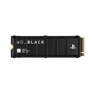 WD_BLACK 2TB SN850P NVMe M.2 SSD Officially Licensed Storage Expansion for PS5 Consoles, up to 7,300MB/s, with heatsink - WDBBYV0020BNC-WRSN