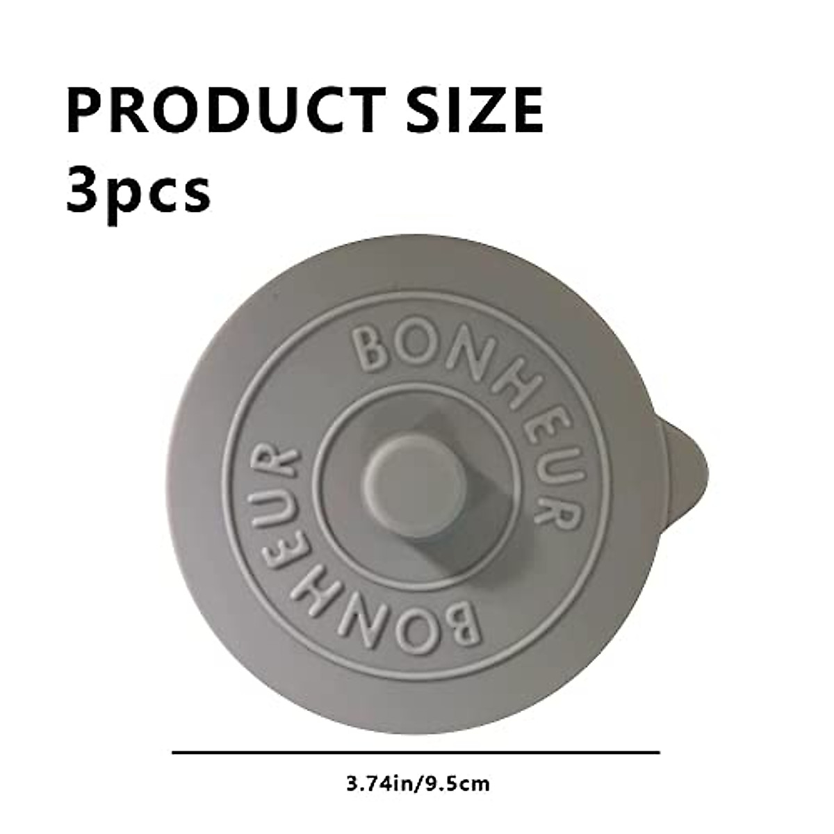 3 Pcs Silicone Cup Lids Anti Dust Seal Mug Covers Reusable Glass Cup Covers for Mugs Tea Cups Coffee Cup Cover