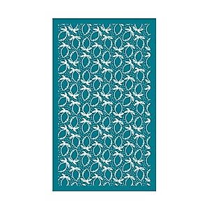 Silk Screen Stencils for Polymers Clay Reusable Silkscreens Print Kits for Earrings Jewelry Makings 3.5x6inch Each