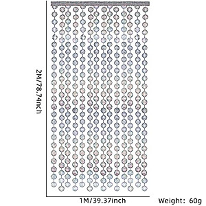 Disco Ball Foil Curtain Disco Ball Backdrop with Sequin Last Disco Party Decorations, Disco Backdrop Photo Booth for Disco Bachelorette Party/Birthday/Wedding/Bridal Shower/New Years Eve (3.3 x 6.6ft)