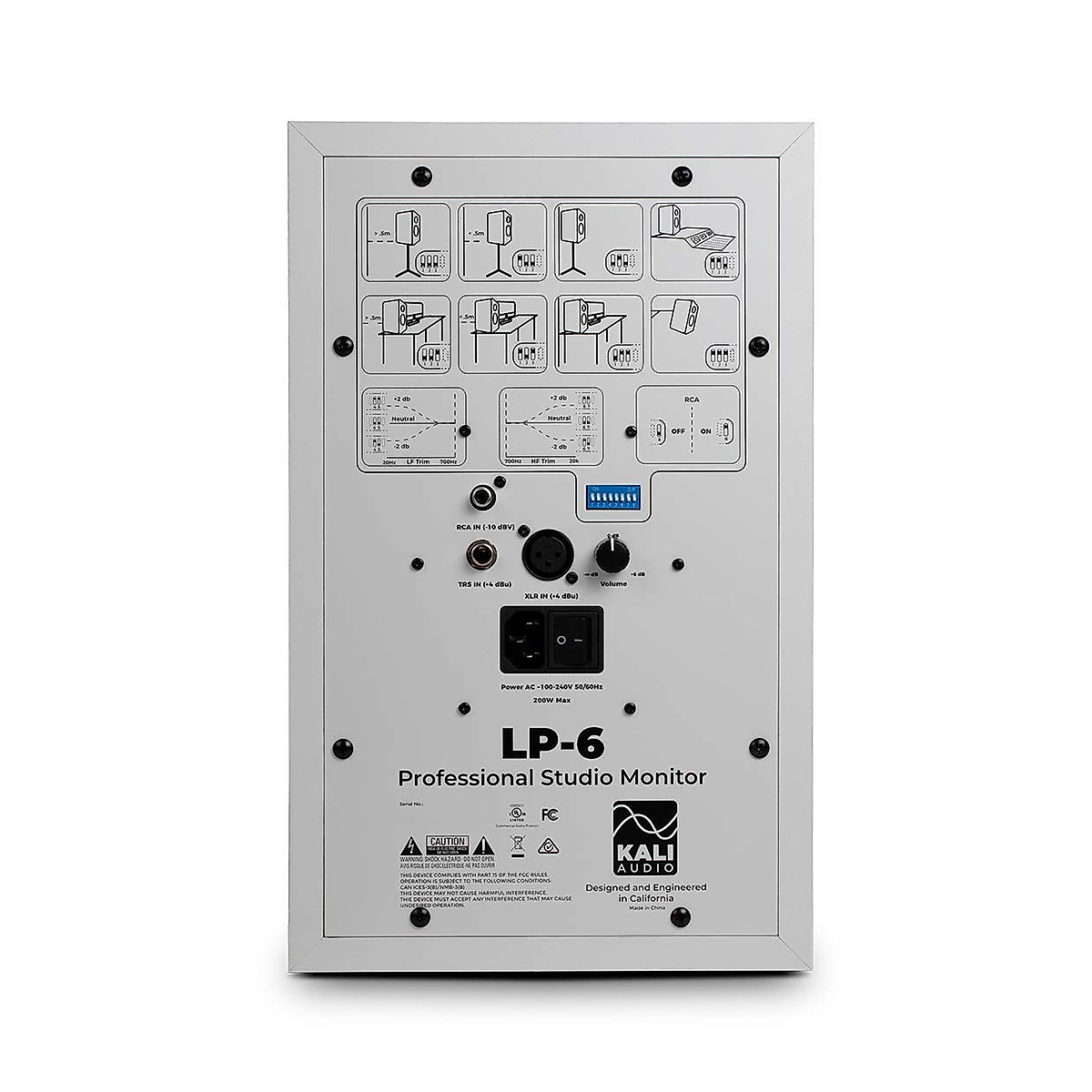 LP-6 6.5" Powered Studio Monitor - White