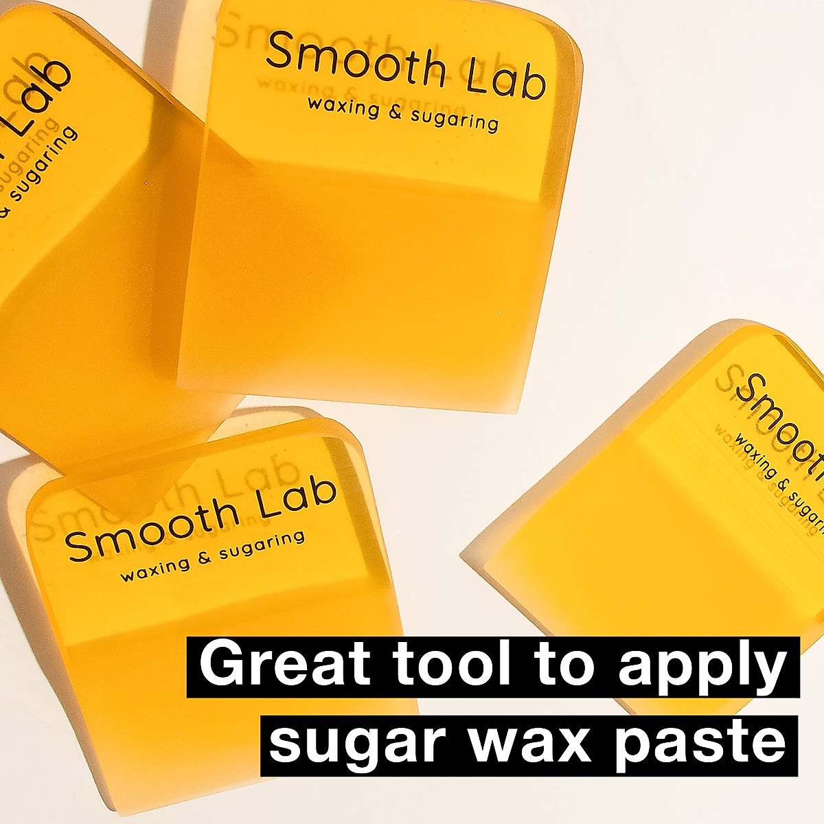 Smooth Lab Sugaring Applicator Tool for Sugar Waxing Hair Removal No Strips Stripless Sugar Wax Spatula