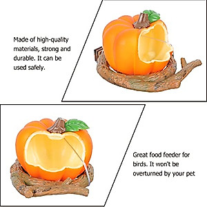 Happyyami 1PC Box Parrot Feeding Box Bird Feeding Dish Bird Bowl Bird cage Feeder Cups Parrots Food Cup Parrot Food Bowls containers for Fruit Pet Bird Feeder King Container Cup Plastic